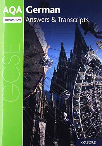 AQA GCSE German Foundation Answers & Transcripts | Heath Educational Books