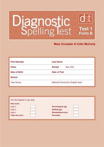 Diagnostic Spelling Tests: Test 1, Form B (Pack of 10) | Heath ...
