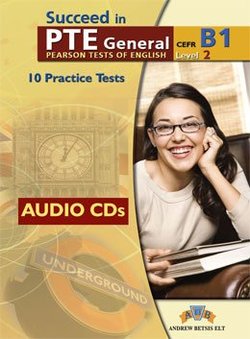 Succeed in PTE General Level 2 (B1) 10 Practice Tests Audio CDs | Heath ...