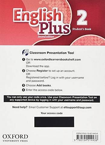 English Plus 2 Student's Book Classroom Presenta | Heath Educational Books
