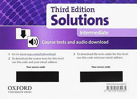 Solutions: Intermediate: Course Tests Pack | Heath Educational Books
