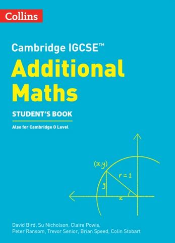 Cambridge IGCSE (TM) Additional Maths Student's Book (Collins Cambridge ...