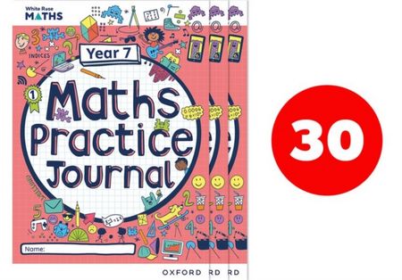 White Rose Maths Practice Journals Year 7 Workbooks: Pack of 30 | Heath ...
